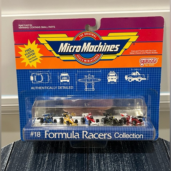 Galoob | Other | Vintage Micro Machines Formula Racers Collection ...